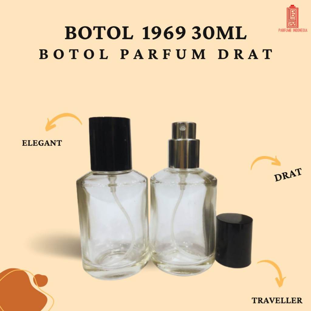 Jual BOTOL 1969 30ML BOTOL PARFUM SPRAT DRAT | Shopee Indonesia