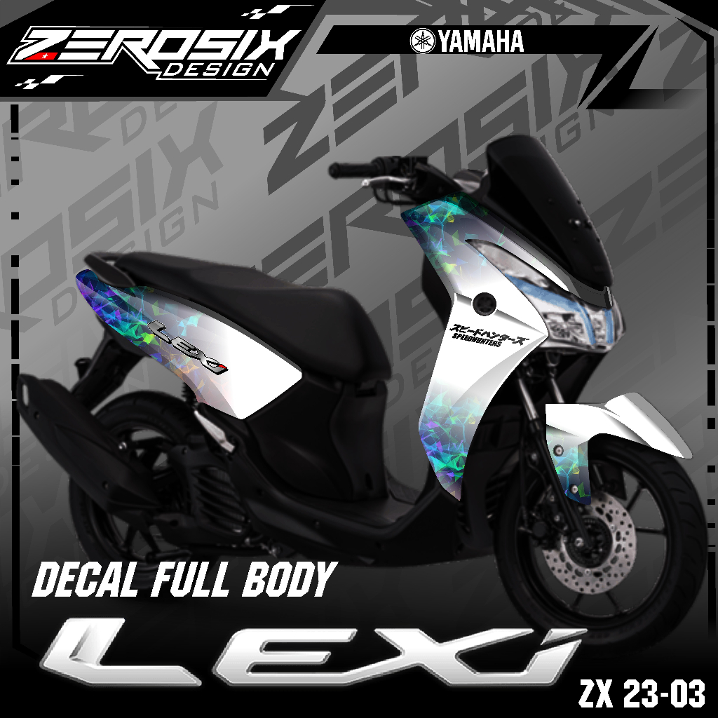 Jual Decal Sticker Lexi Fullbody - Stiker Motor Yamaha Lexi 125 Variasi ...