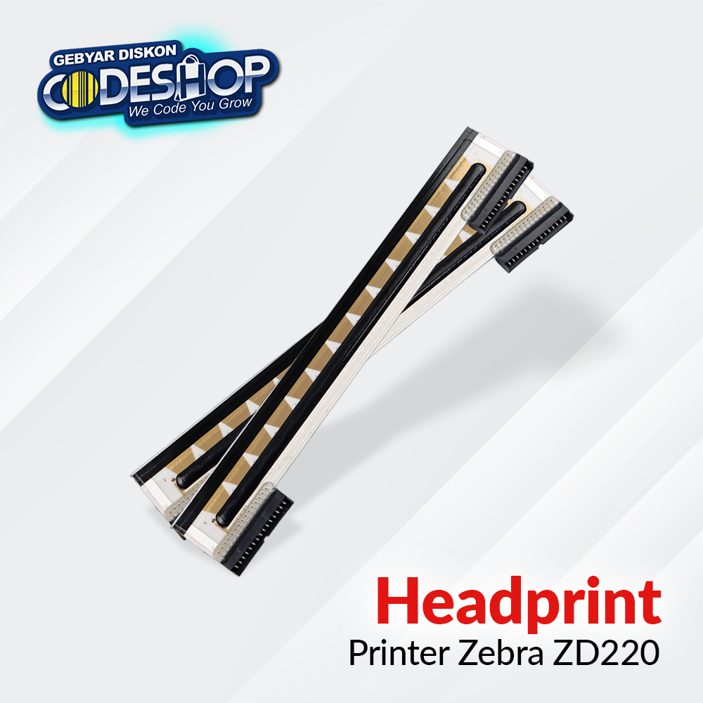 Jual Headprint Sparepart Printer Zebra ZD220 ZD220t Print Head | Shopee ...