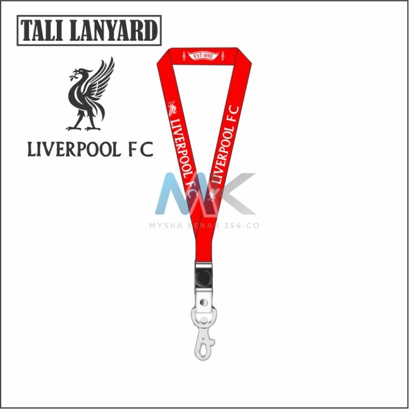 Jual TALI LANYARD LIVERPOOL FC GANTUNGAN ID CARD | GANTUNGAN KUNCI ...
