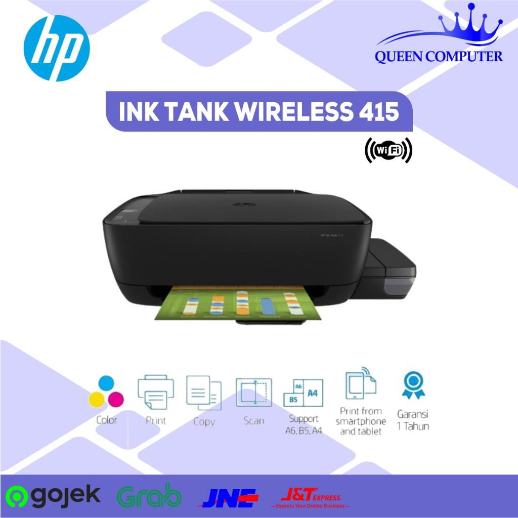 Jual PRINTER HP 415 PSC Ink Tank Wireless / HP Ink Tank Wireless 415 ...