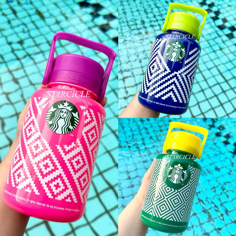 Jual Starbucks Reusable Water Bottle Tumbler (1L) | Shopee Indonesia