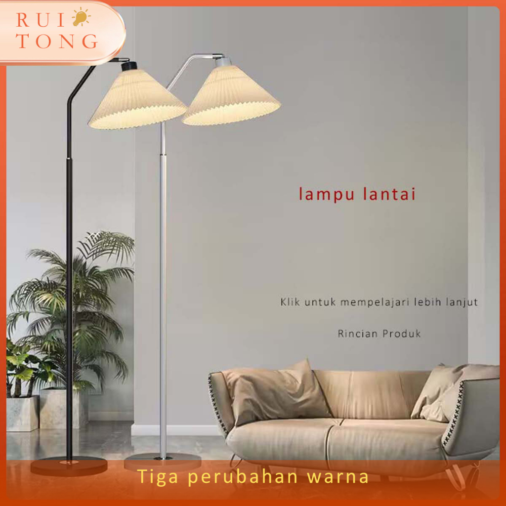 Jual Lampu Ruang Tamu Berdiri Standing Lamp 3 Warna MurahLampu Lantai ...