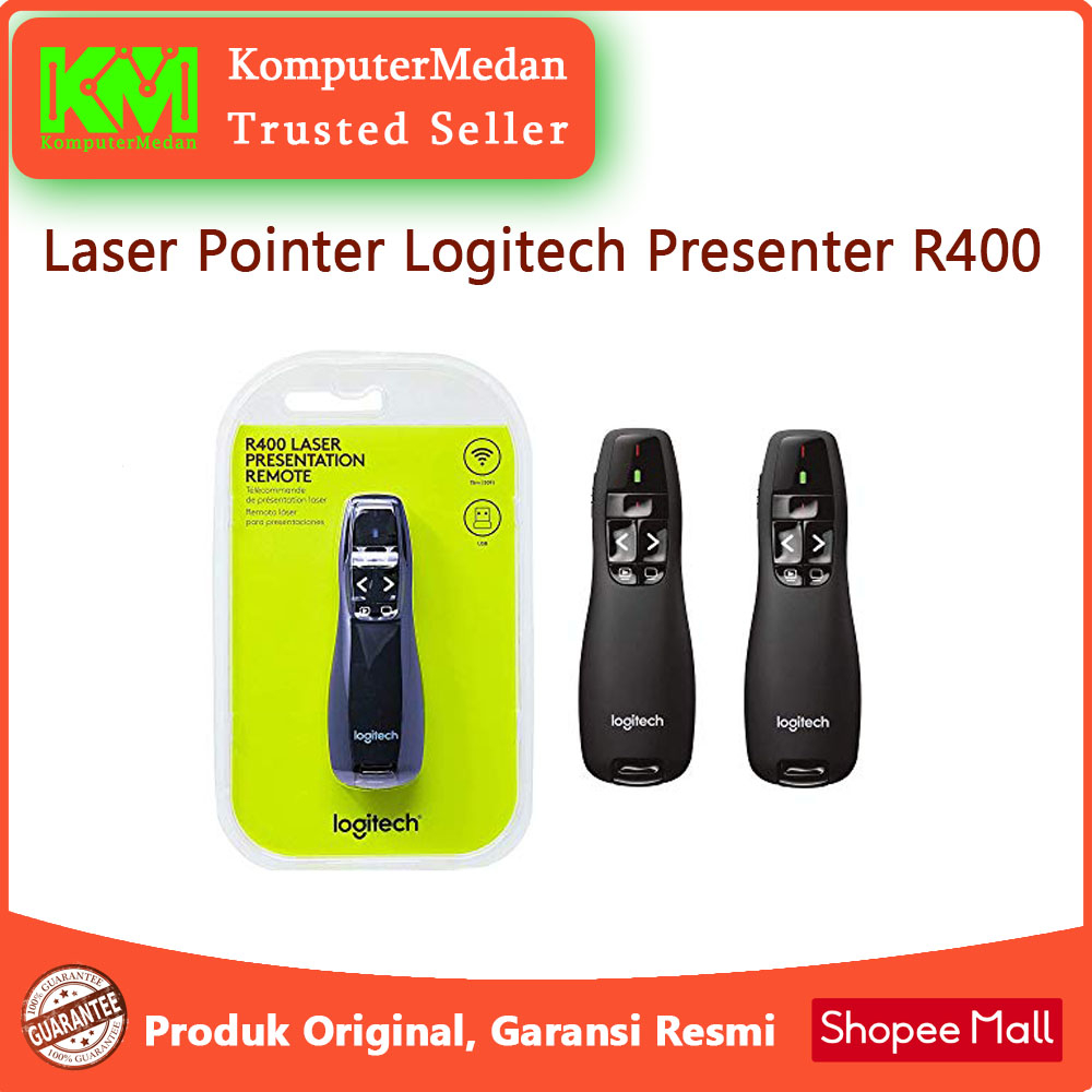 Jual Logitech R400 Remote Presenter Wireless | Shopee Indonesia