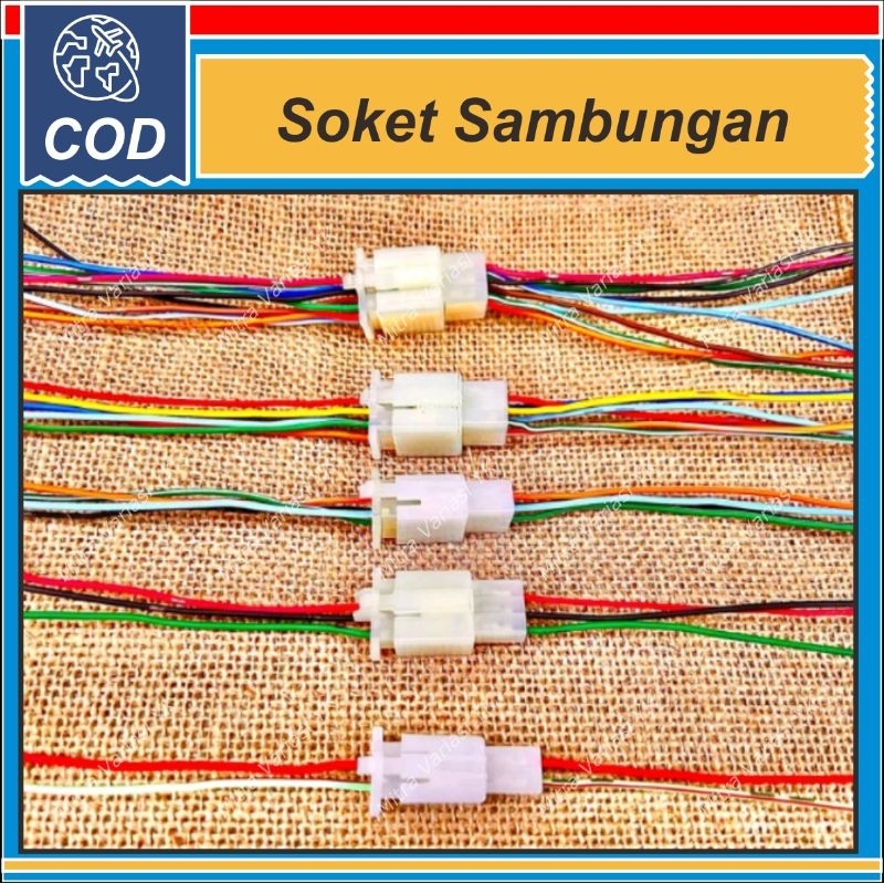 Jual SOKET PENYAMBUNG KABEL SOCKET PIN SOCET SAMBUNGAN KONEKTOR VARIASI ...
