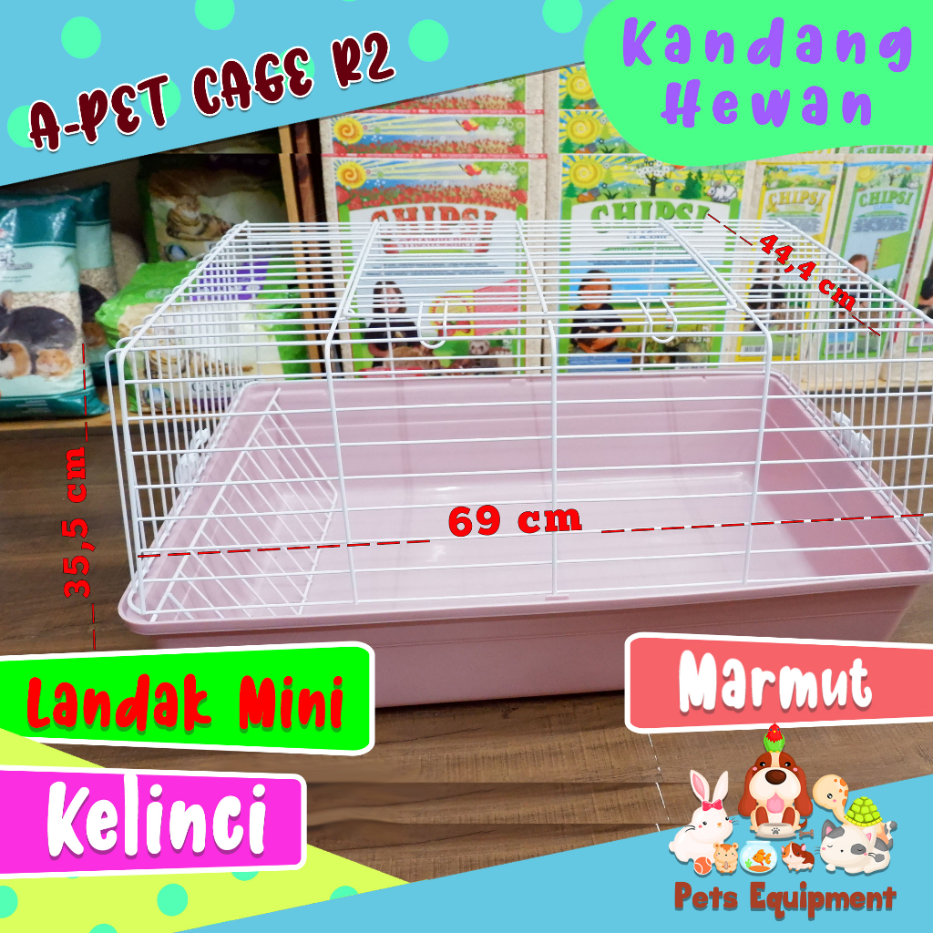Jual KANDANG MARMUT / LANDAK MINI / KELINCI merk dayang R2 / rabbit ...