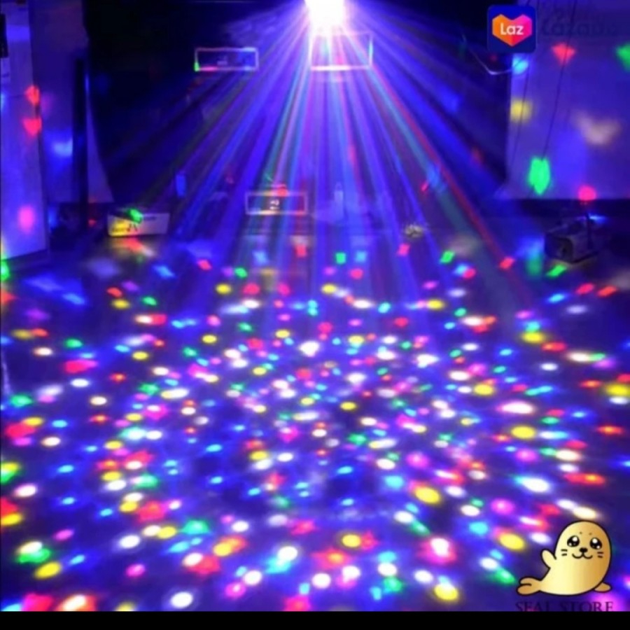 Jual Lampu Disco Putar Led Hias RGB Full Color Rotating Lamp | Shopee ...