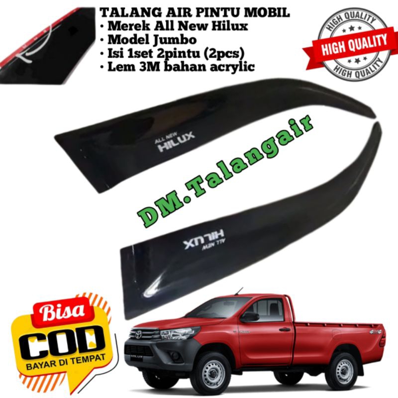Jual talang air mobil Toyota All New Hilux Single Cabin THN 2015-2022 model Jumbo | Shopee Indonesia