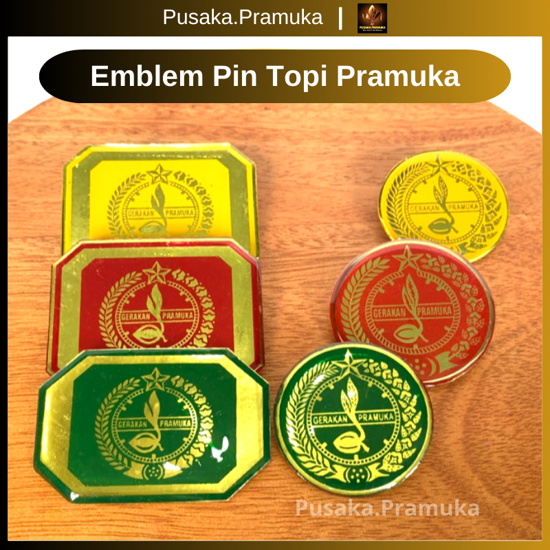 Jual Emblem Pin Topi Pramuka Untuk SD, SMP, dan SMA / Pin Topi Pramuka ...