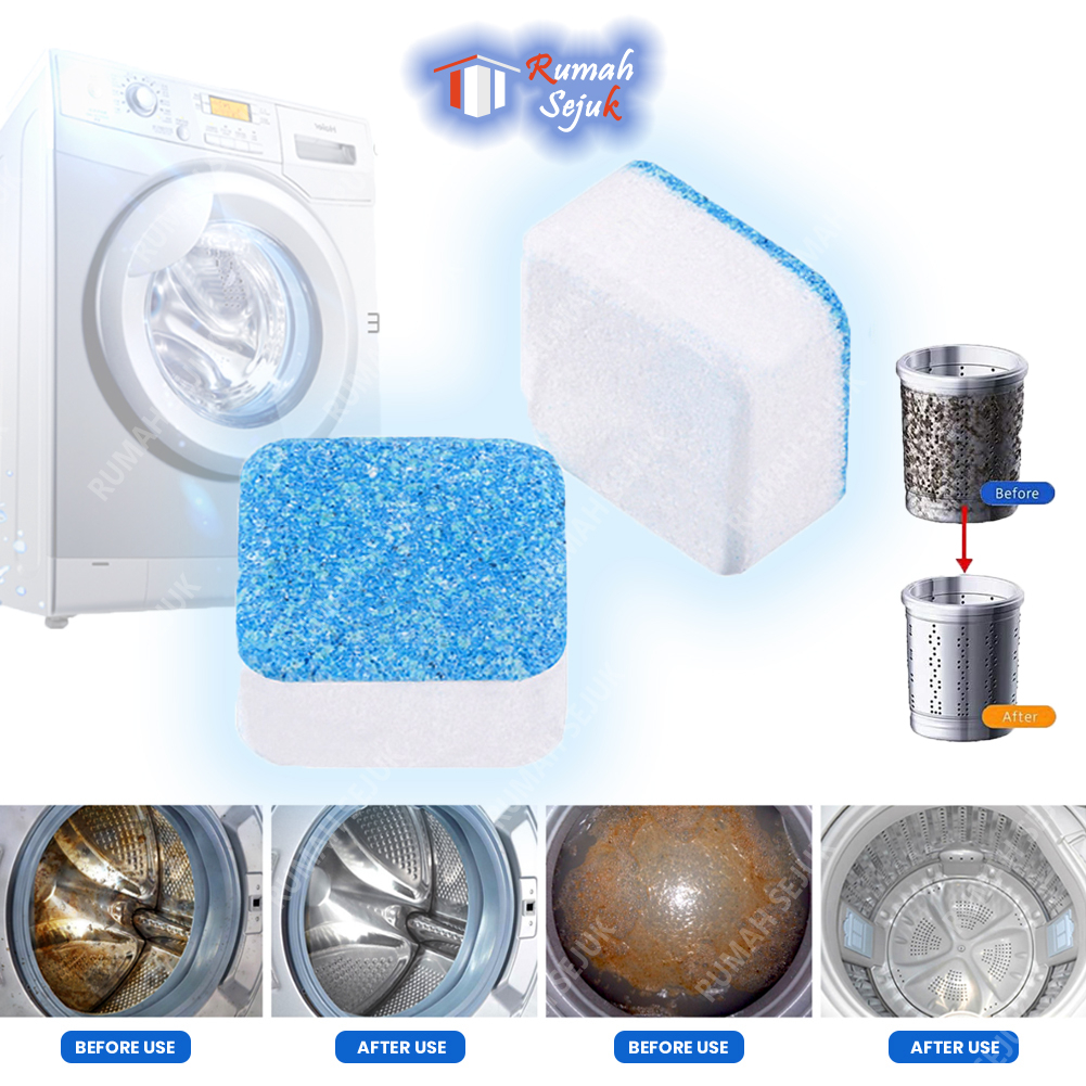 Jual Tablet Pembersih Mesin Cuci Anti Jamur Bakteri Deep Cleaning ...
