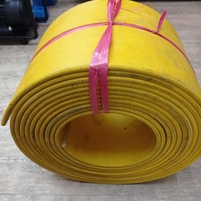 Jual Kanvas Conveyor Kuning 12 Inch x 10 Ply Conveyor Belt Canvas Strip ...