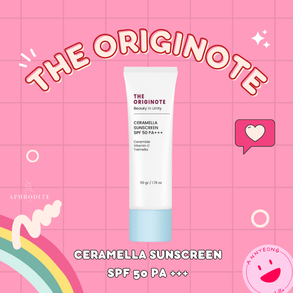 Jual (READY STOCK/NEW FORMULA) The Originote Ceramella Sunscreen SPF PA ...