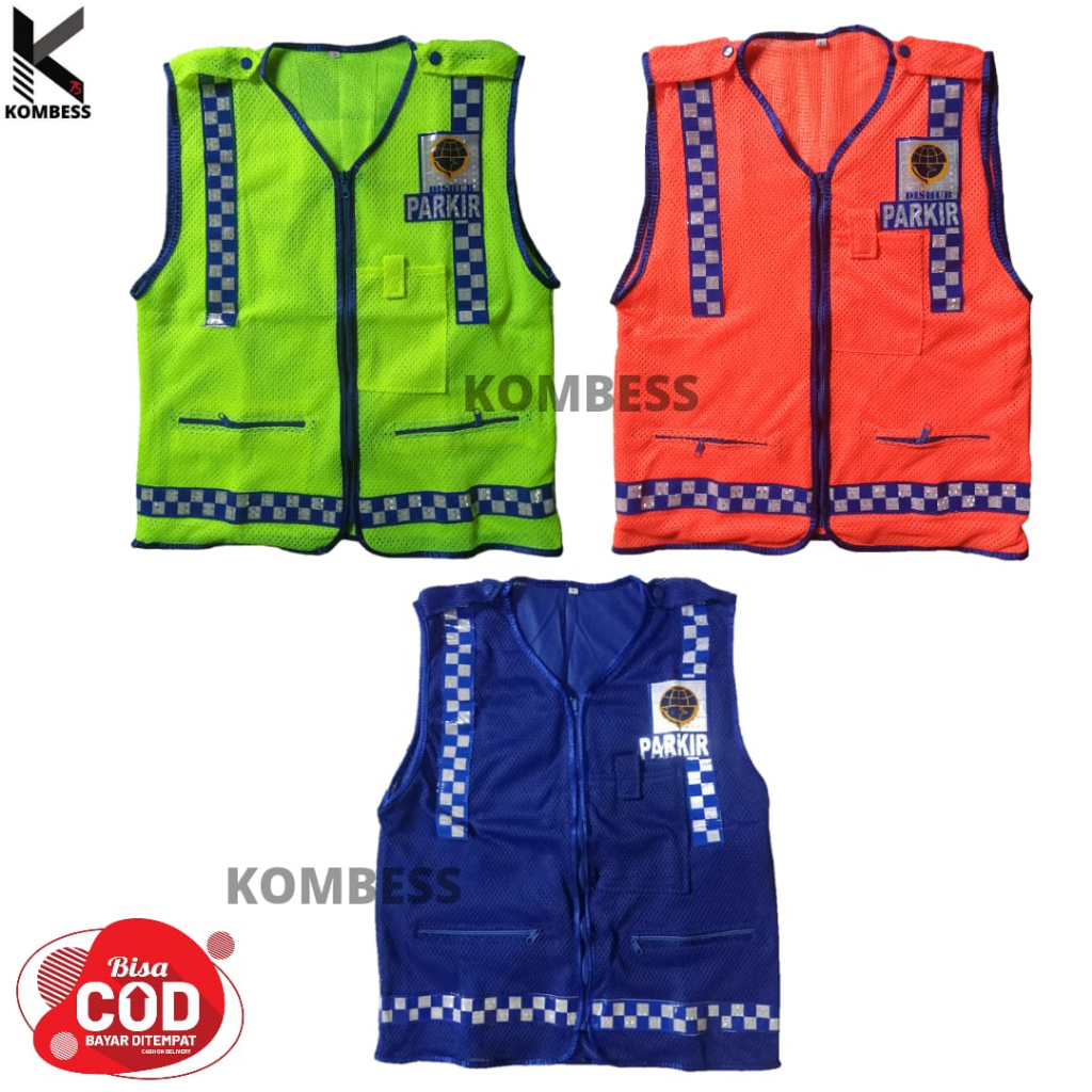 Jual Rompi Parkir Bahan Jaring Anti Air/Rompi Parkir/Rompi Juru Parkir ...