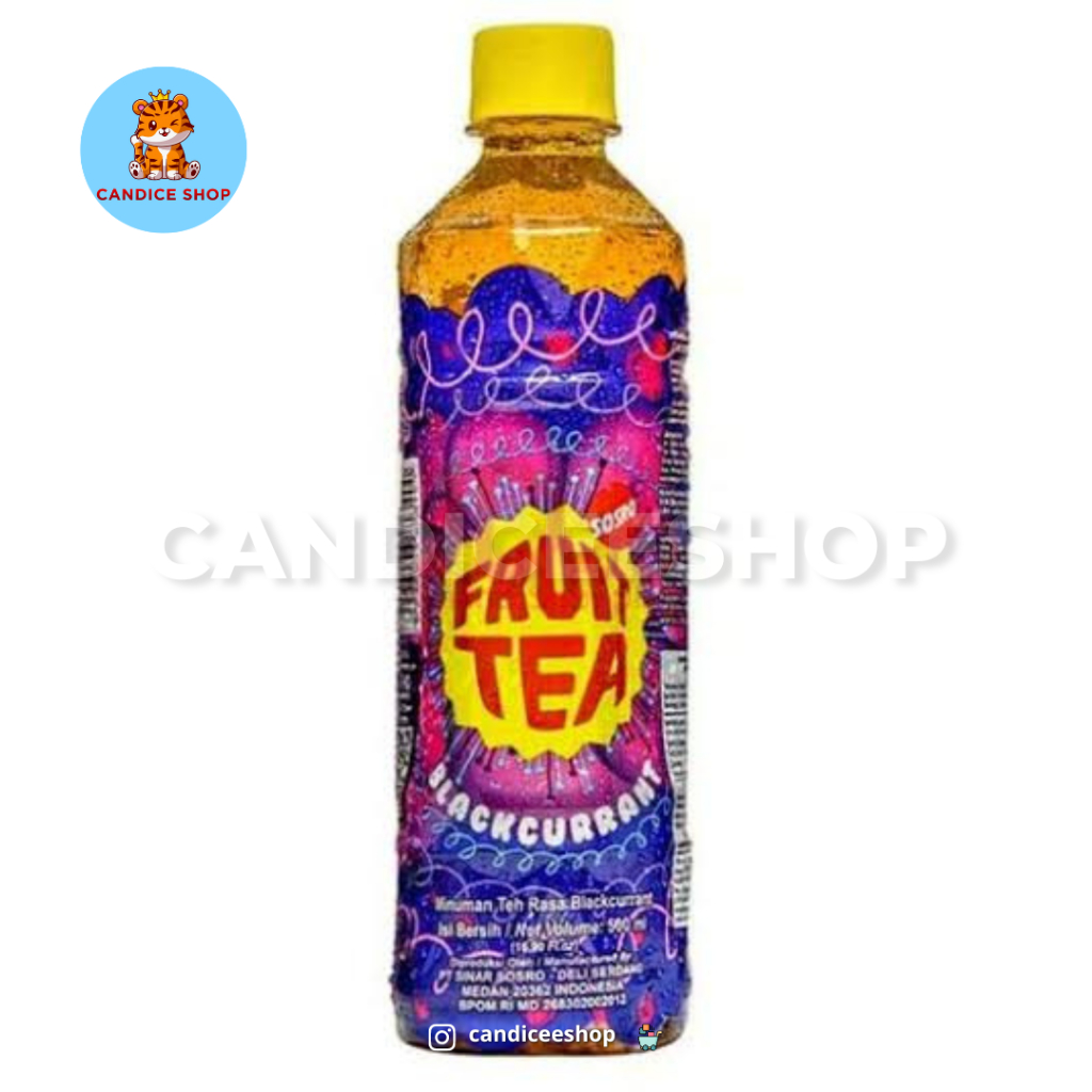 Jual Fruitea 350 ml/ Varian Black Currant & Apple/ Harga per pack isi ...