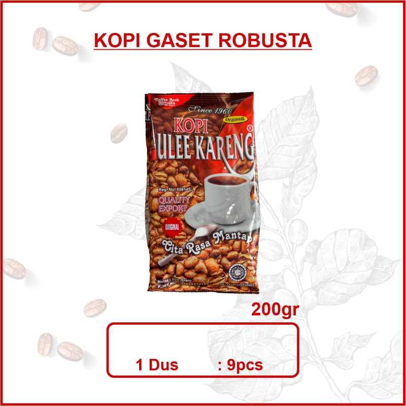Jual Kopi Gaset Robusta 1 dus / 9 pcs | Shopee Indonesia