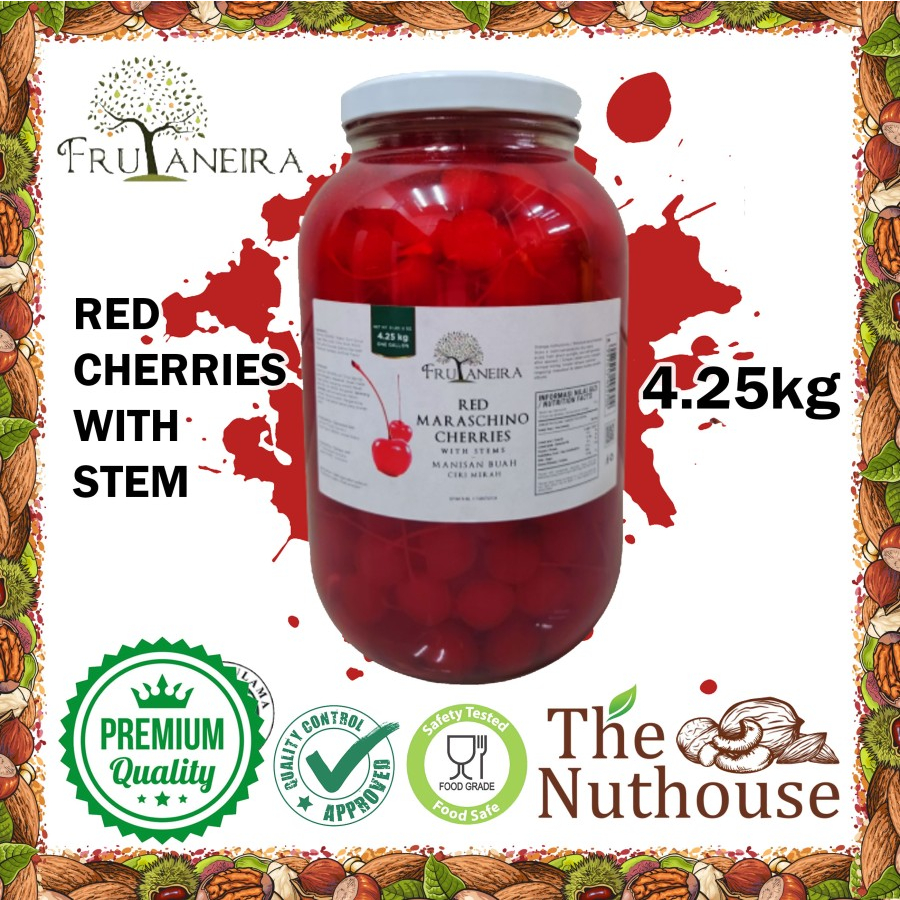 Jual Ceri Merah Tangkai / Red Maraschino Cherries with Stem / Cherry ...