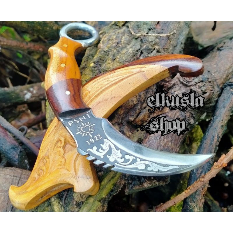 Jual Karambit // ukir PSHT 1922 + Bonus Sticker SH Terate | Shopee ...