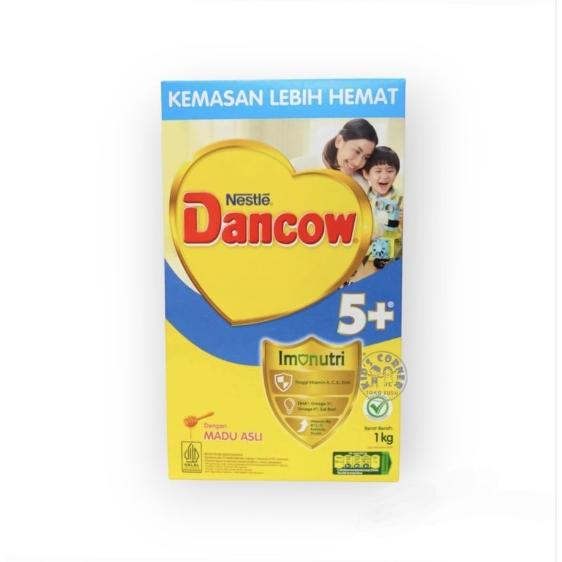 Jual Dancow 5+ Imunutri Susu Madu 5-12 Tahun Box 1 kg nestle | Shopee ...