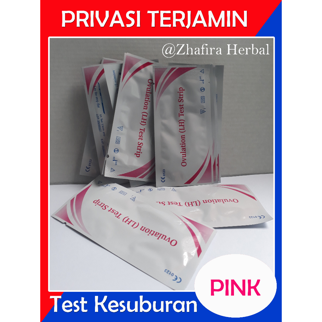 Jual Ecer Ovulasi Tes Strip Pink - Tes Ovulasi - LH Test Strip ...