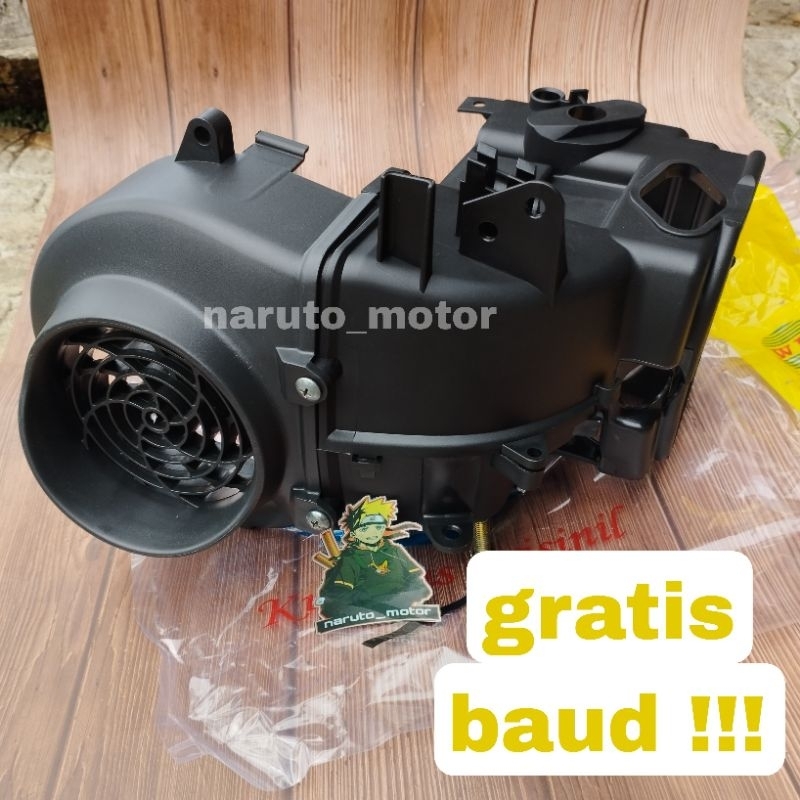 Jual cover mesin beat fi scoopy fi starter kasar shroud inlet exhaust ...