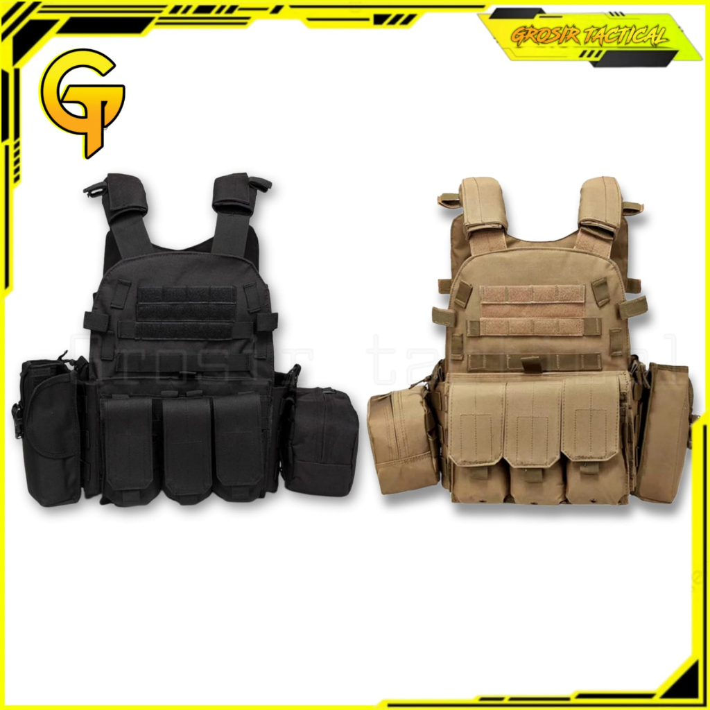 Jual [ROMPI 6094]rompi tactical/rompi pria/body vast/rompi mag/rompi ...