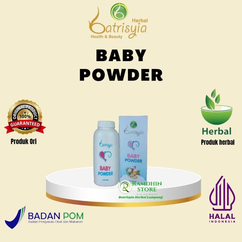 Jual Batrisyia Herbal Baby Powder 30gr Bedak bayi Berbahan Alami ...