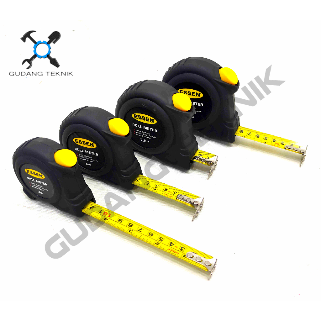 Jual (ESSEN) Meteran 3M 5M 7.5M 10M Self Lock ESSEN / Meter Meteran 3 5 7,5 10 Meter Tukang ...