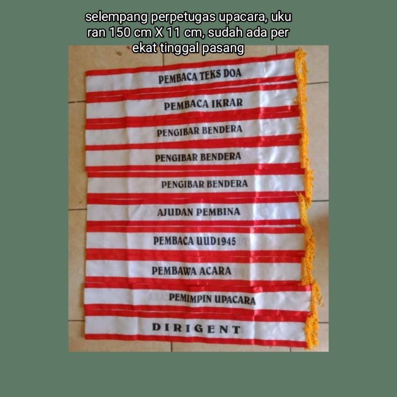 Jual 5 MAP UPACARA BENDERA WARNA NAVY/BAHAN KULIT SINTETIS/SUDAH ADA ...