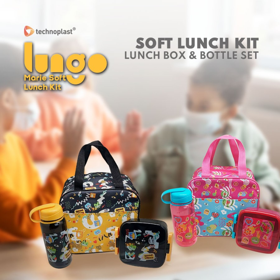 Jual Lunch Box Set + TAS MARRIE SOFT LUNCH KIT SLK031.TSLG / Tepak Makan / Tempat Bekal / Tempat ...