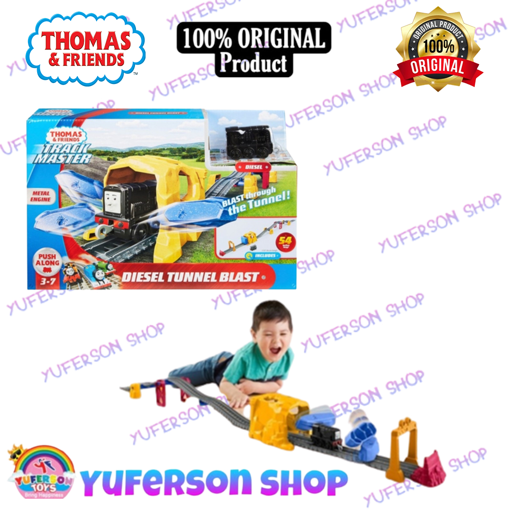 Jual Thomas & Friends TrackMaster Diesel Tunnel Blast Set | Shopee ...