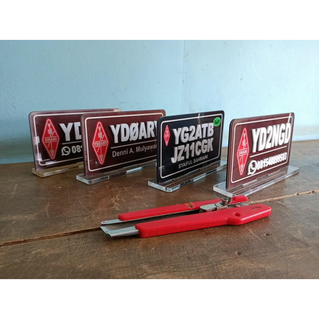 Jual PAPAN IDENTITAS ORARI - RAPI cocok buat identitas / hiasan meja ...