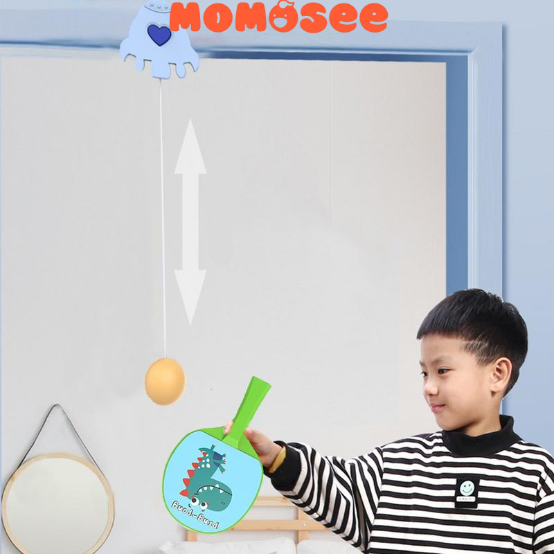Jual Momosee Alat Latihan Tenis Meja Anak Adjustable Table Tennis Self ...