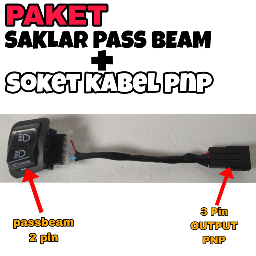 Jual Saklar Pass Beam Honda BEAM 3 MODE HONDA BEAT FI VARIO 125 BOHLAM ...