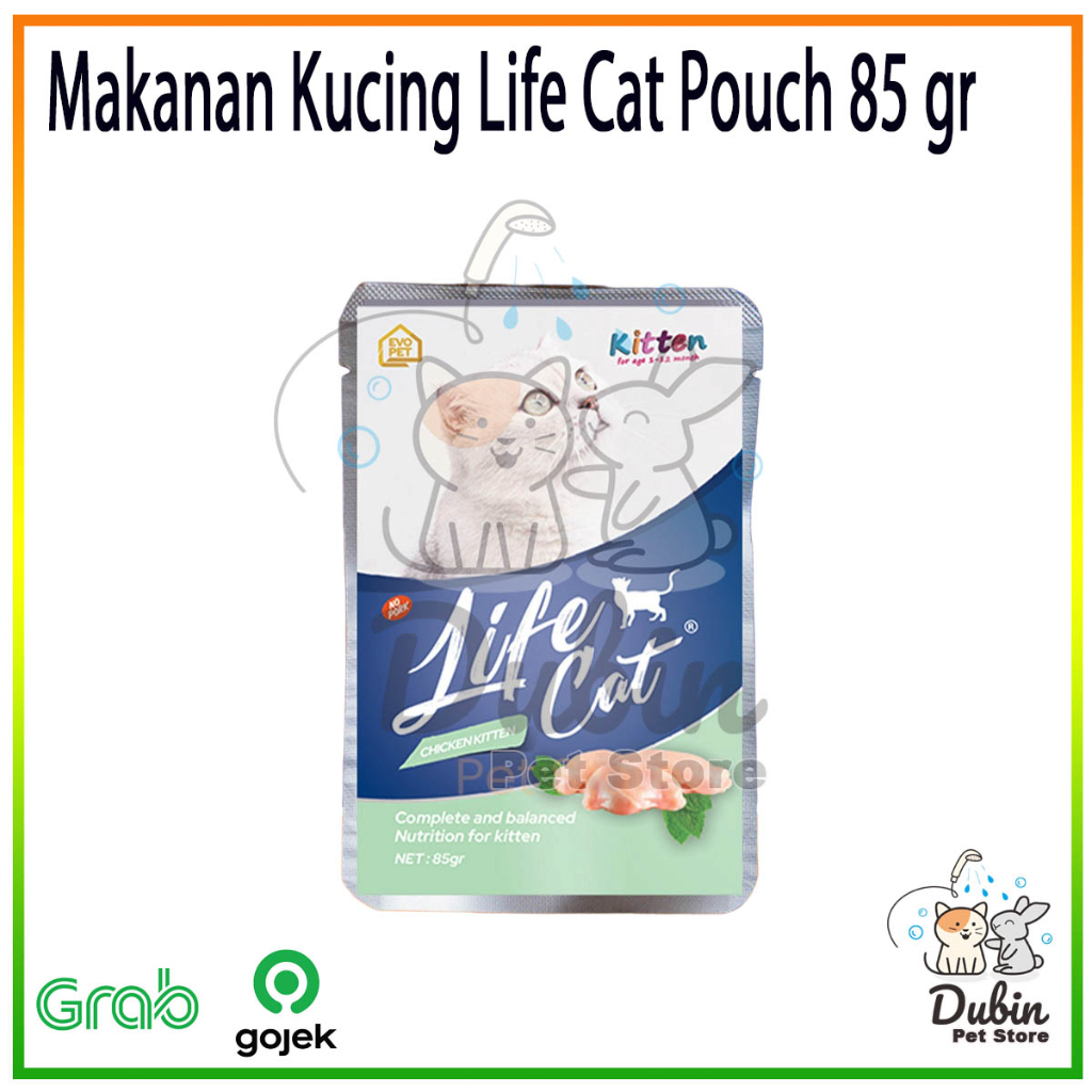 Jual LIFE CAT Pouch 85gr Kitten Adult All Varian - Lifecat Sachet Wet ...