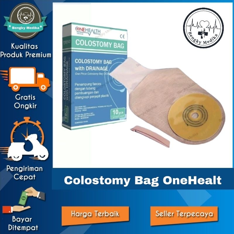 Jual Colostomy Bag Kolostomi Bag Onehealt Isi 10 Ostomy Bag Stoma Bag ...