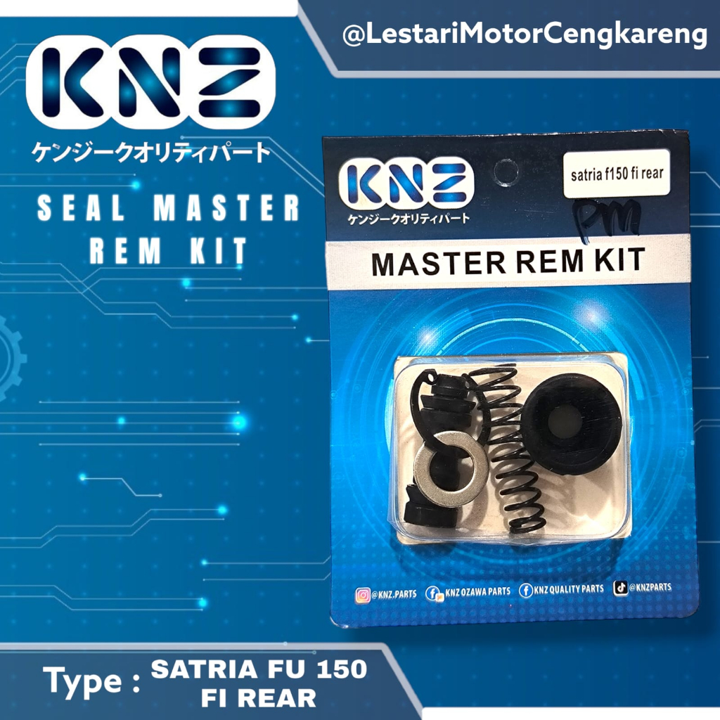 Jual SEAL SIL MASTER REM BELAKANG SATRIA FU 150 F1 FI INJEKSI KNZ | Shopee Indonesia