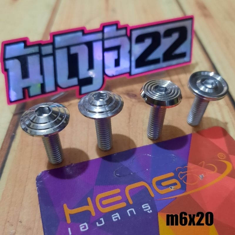Jual probolt baut 10 payung spiral 6x20 stenlis stainless panjang 2cm by heng thailand | Shopee ...