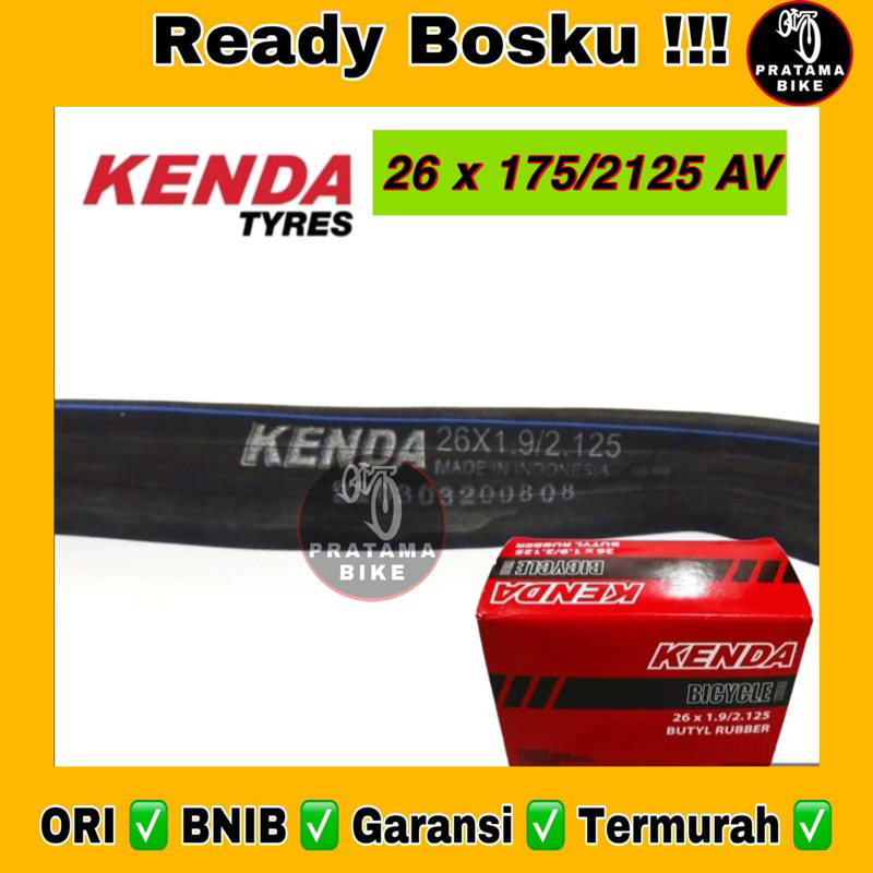 Jual Ban Dalam Sepeda Ukuran 26x1.75/2.125 KENDA Cop Motor Murah | Shopee Indonesia