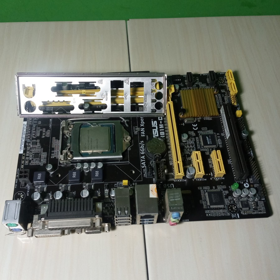 Jual Mainboard Asus H81M-C 1150 Plus Processor Intel CPU G3260 3.30Ghz ...