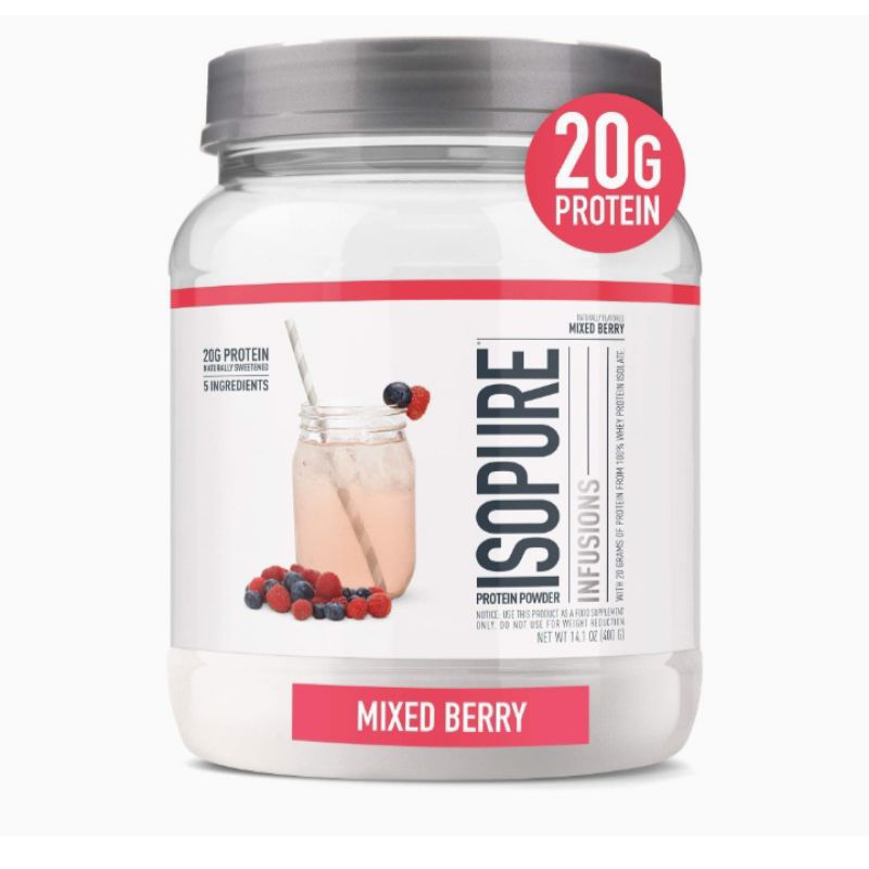 Jual Isopure Infusions Protein Powder Clear Whey Isolate Protein Post ...