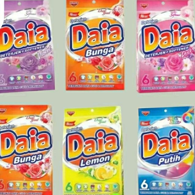 Jual daia 5000/daia detergent bubuk 245g/daia 245g/daia detergent bubuk/detergent daia 245g ...