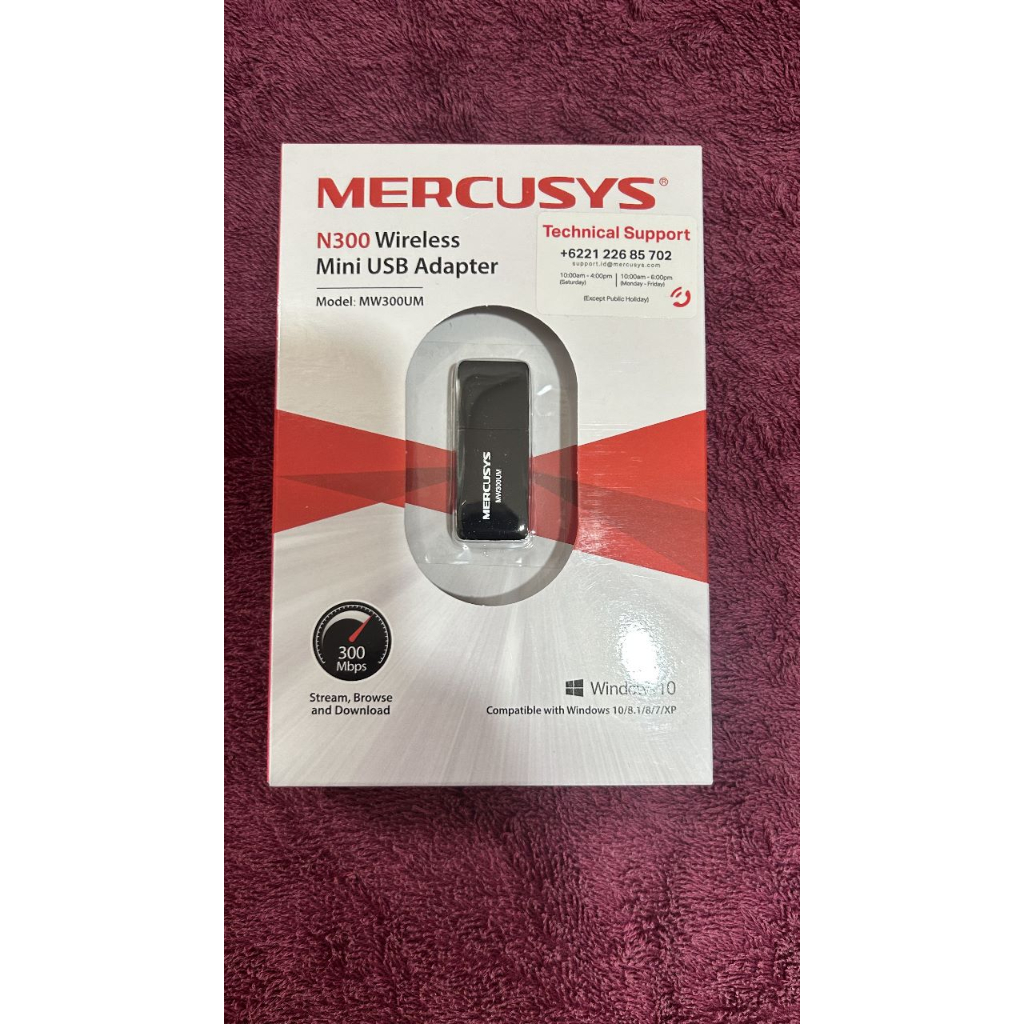 Jual Mini USB Adapter N300 Wireless Mercusys MW300UM | Shopee Indonesia