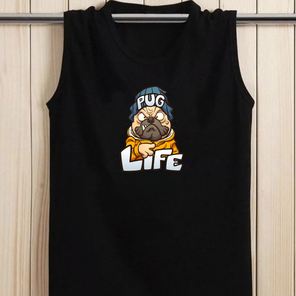 Jual Singlet Pria Pug Life Terbaru ( M L XL XXL ) PE Singlet Pria ...