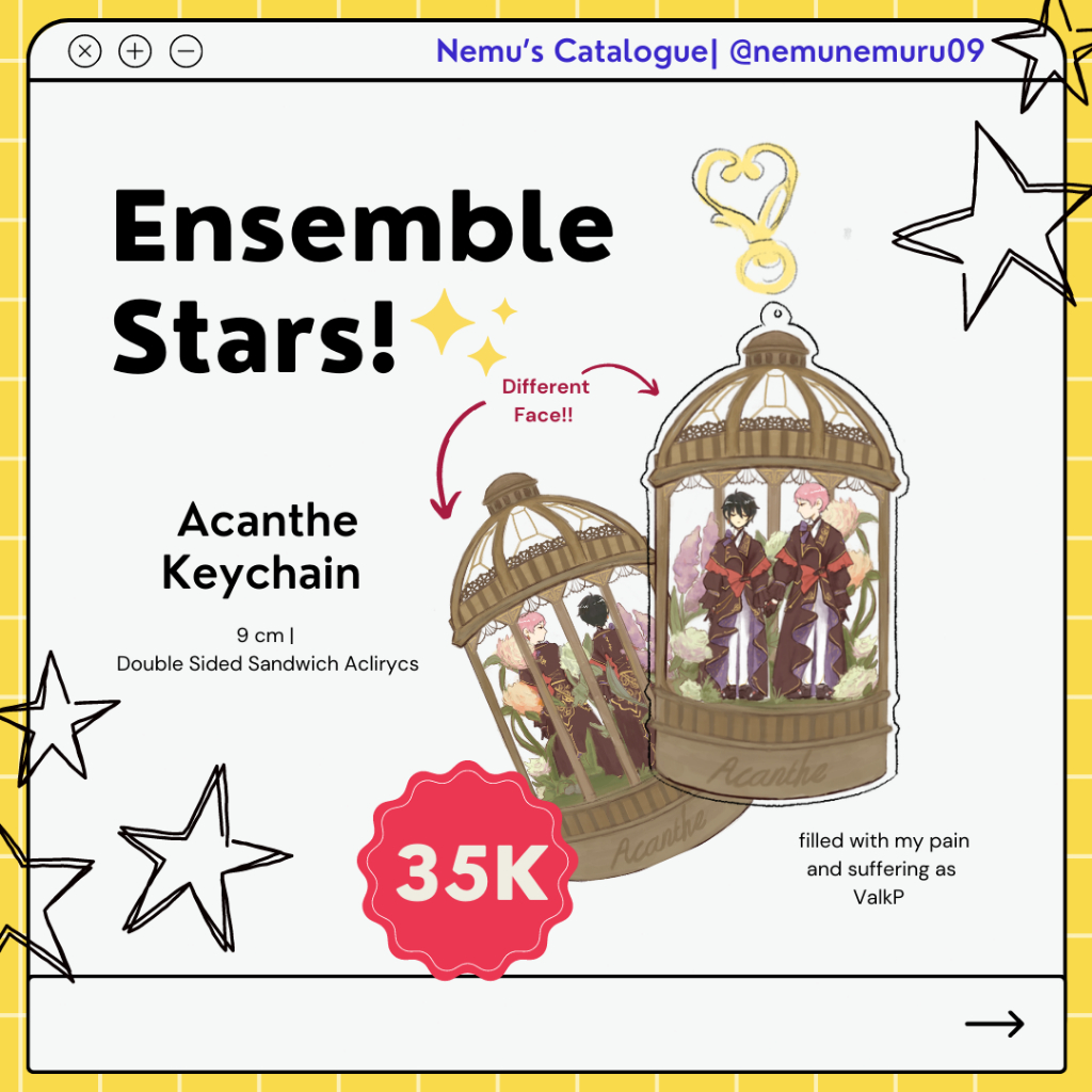 Jual Valkyrie Acanthe Keychain Gantungan Kunci ensemble stars Enstars ...