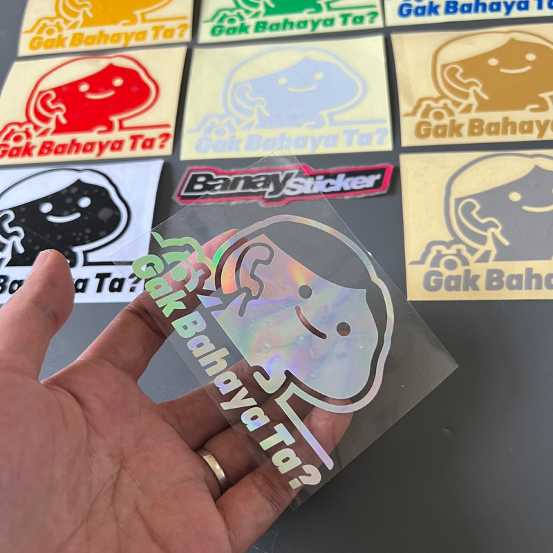 Jual Stiker Sticker Cutting GAK BAHAYA TA | Shopee Indonesia