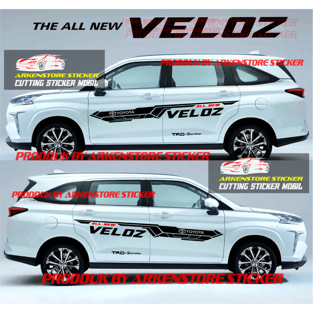 Jual CUTTING STICKER STIKER MOBIL ALL NEW VELOZ STICKER STIKER MOBIL ...