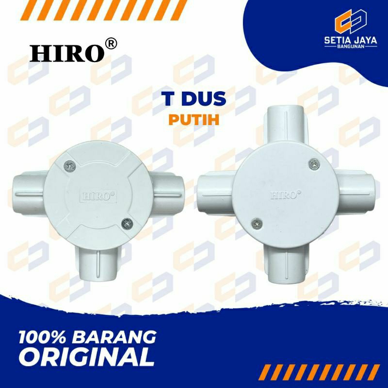 Jual T / Te / Tee Dus / Dos / Doos / Sambungan Listrik Hiro Cabang 3 / ...