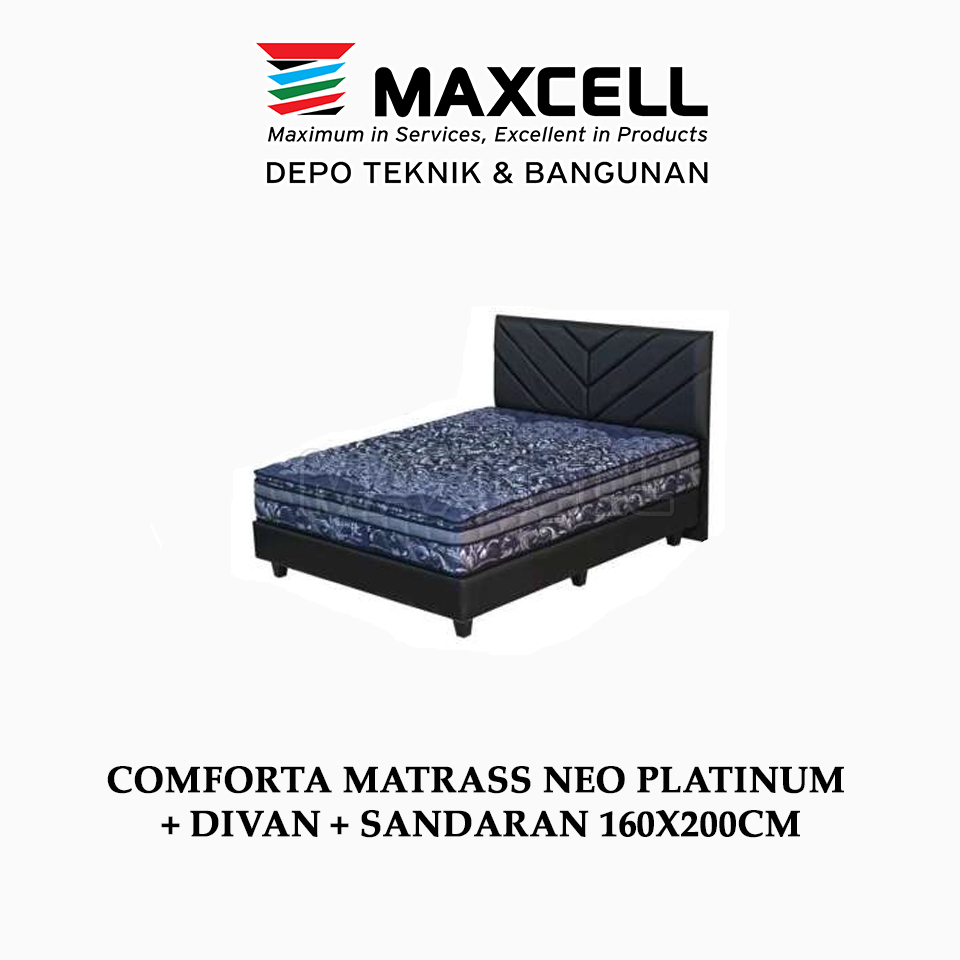 Jual COMFORTA MATRASS NEO PLATINUM + DIVAN + SANDARAN 160X200CM ...
