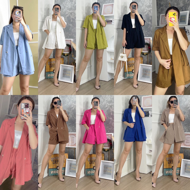 Jual HADIAH LANGSUNG TERLARISS REAL PICT code 1838 SET BLAZER DAN ...