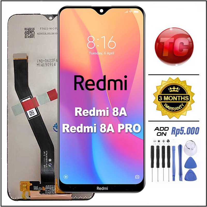 Jual LCD Redmi 8A - 8A Pro - Redmi 8 Original Fullset TOUCHSCREEN Compatible For Glass Touch ...
